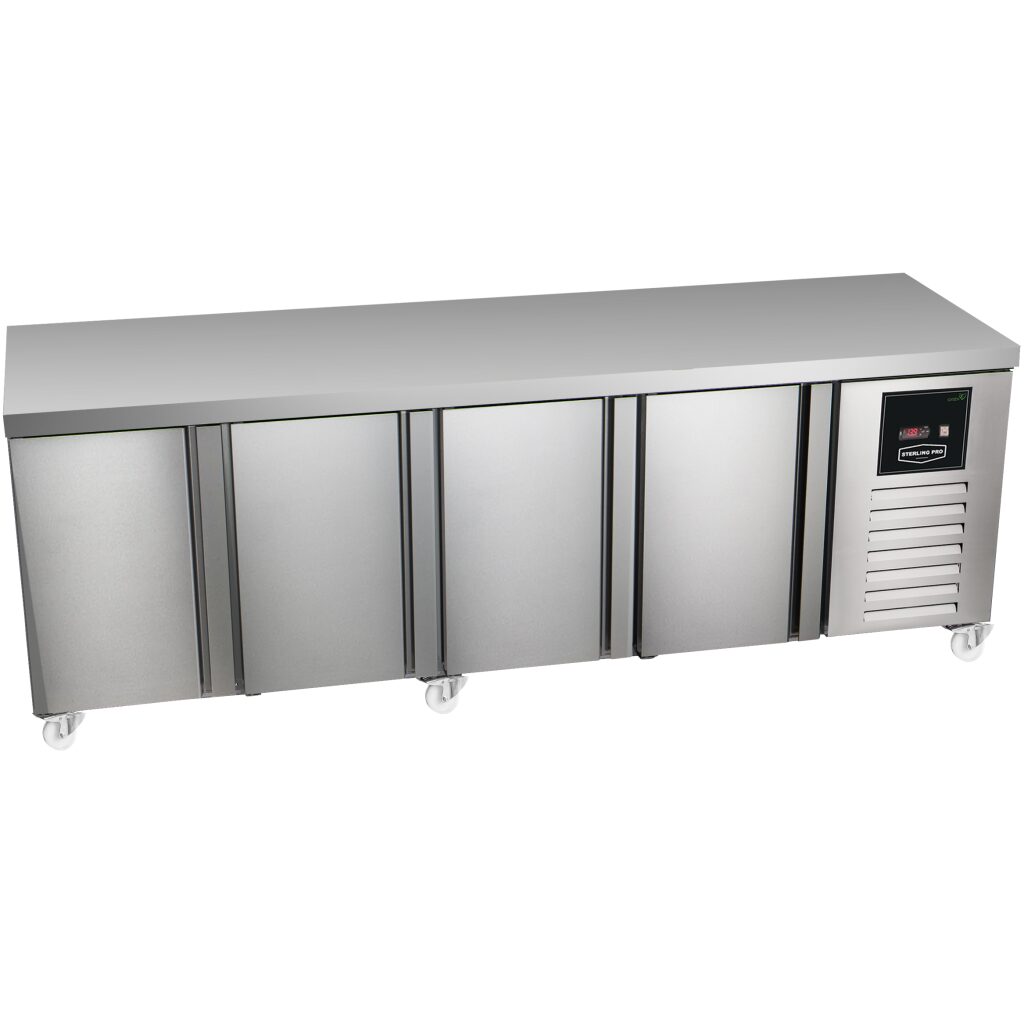 Sterling Pro Green SPI-6-250-40-NS 4 Door Refrigerated Counter, 600mm ...