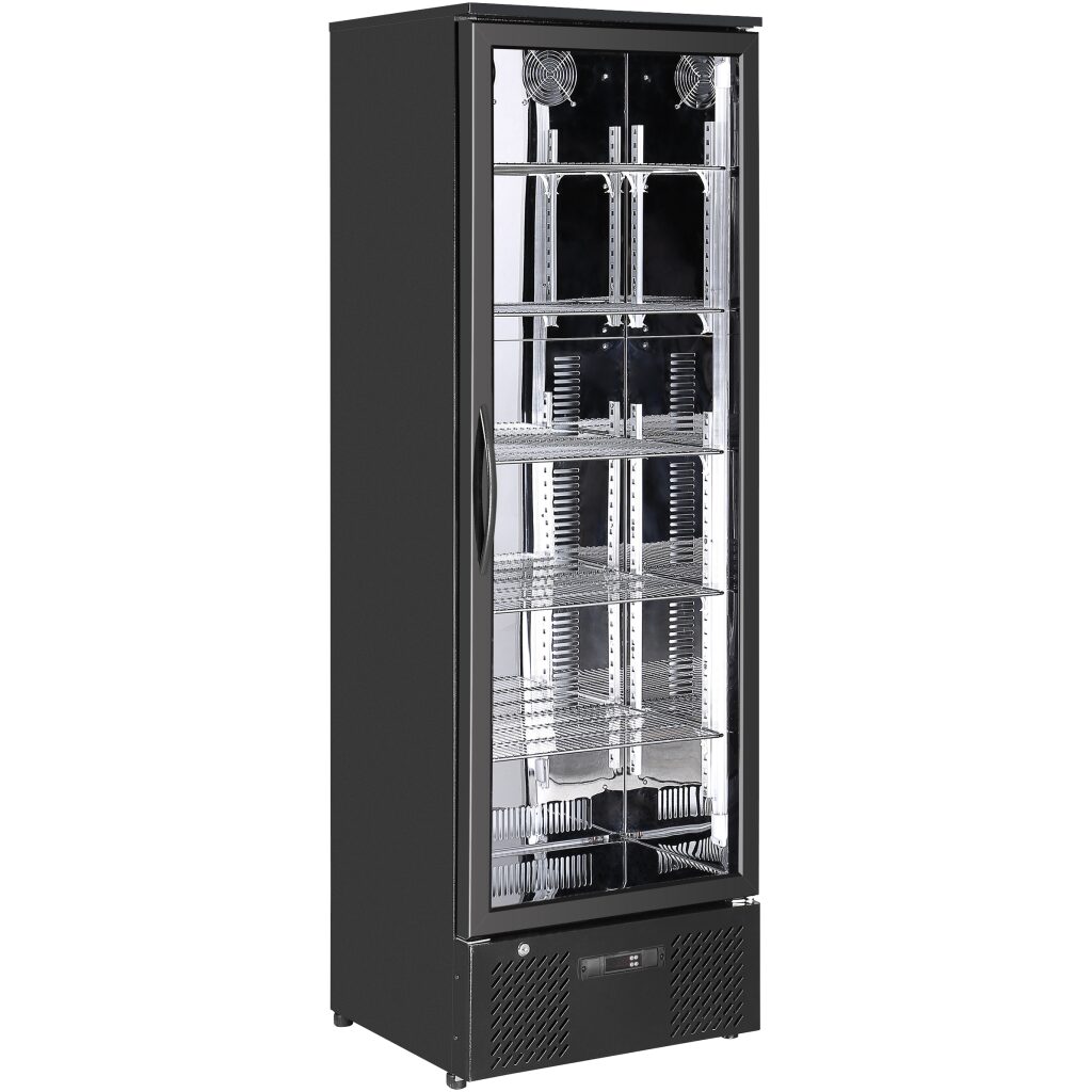 Sterling Pro SP2HC-BH Black Double Door Hinged Bottle Cooler 192 Ltrs ...