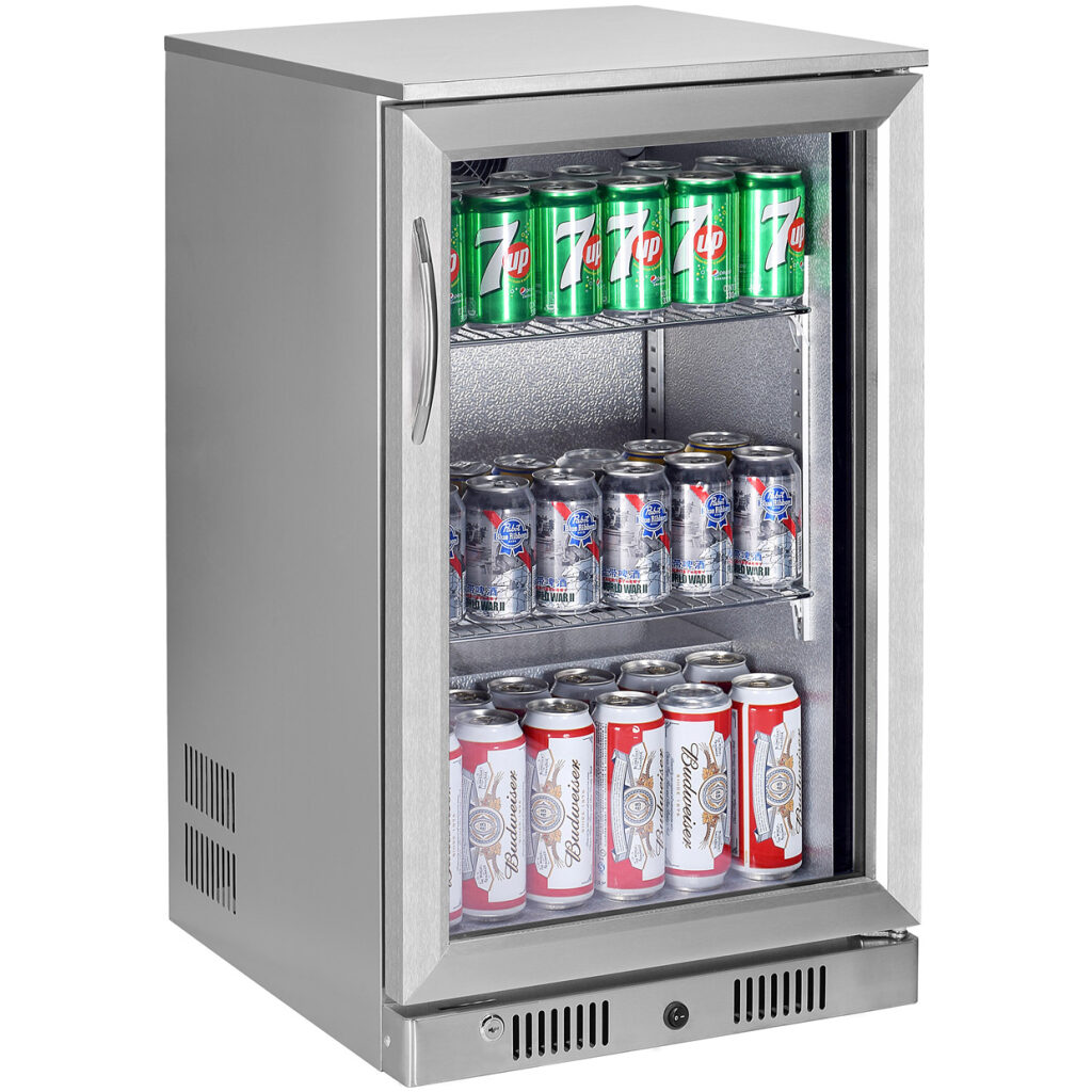 Sterling Pro SP1HC-STS Stainless Steel Single Door Hinged Bottle Cooler ...